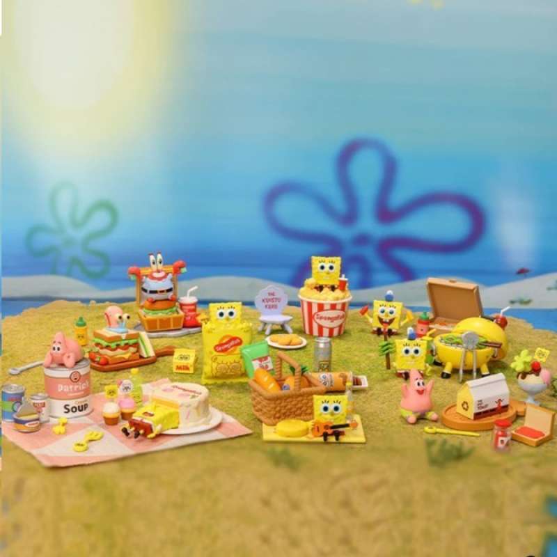 Promo Pop Mart Spongebob Picnic Party Series Prop Diskon 23% Di Seller ...