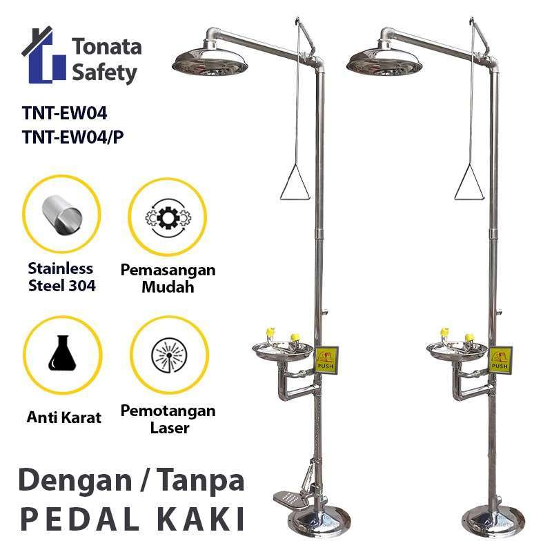 Jual Emergency Eyewash Shower Station / Stand Eye Wash Di Seller Tonata ...