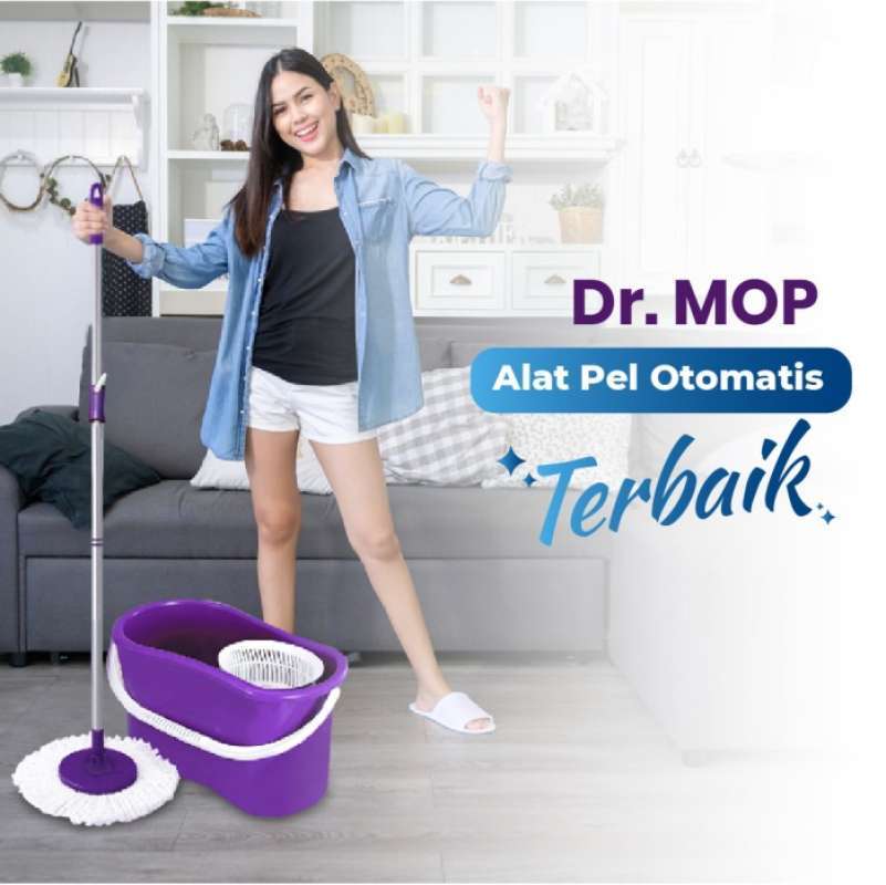 Promo Harga Alat Pel Lantai Terbaik Tempat Pel Peras Otomatis Terbaik Dr Mop Diskon 25% di ...