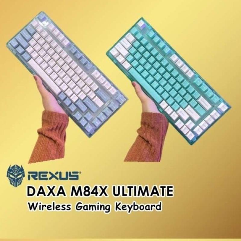 Promo rexus daxa m84x ultimate wireless gaming rgb keyboard m84 x m 84 ...