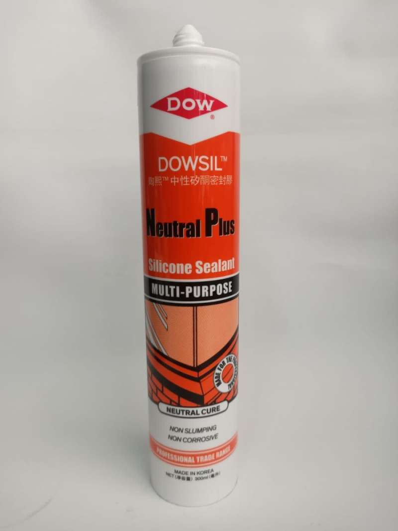 Jual Lem Silicone Sealant Dowsil Neutral Plus Jenis Acetic Asam - Clear Di Seller Dunia Sealant ...