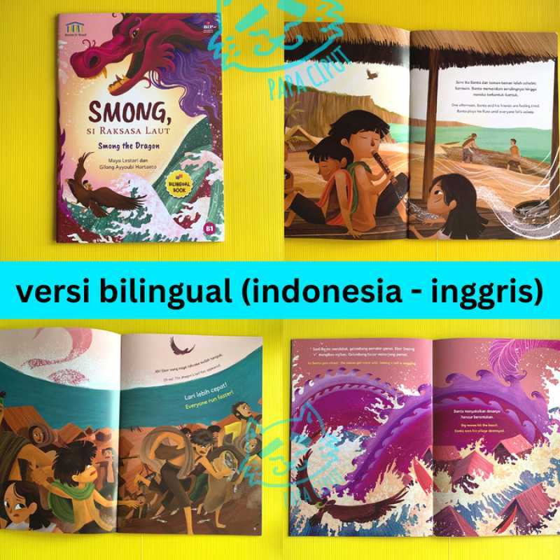 Jual Smong, Si Raksasa Laut - Bip (buku Cerita Anak) - Bilingual - Bhs ...
