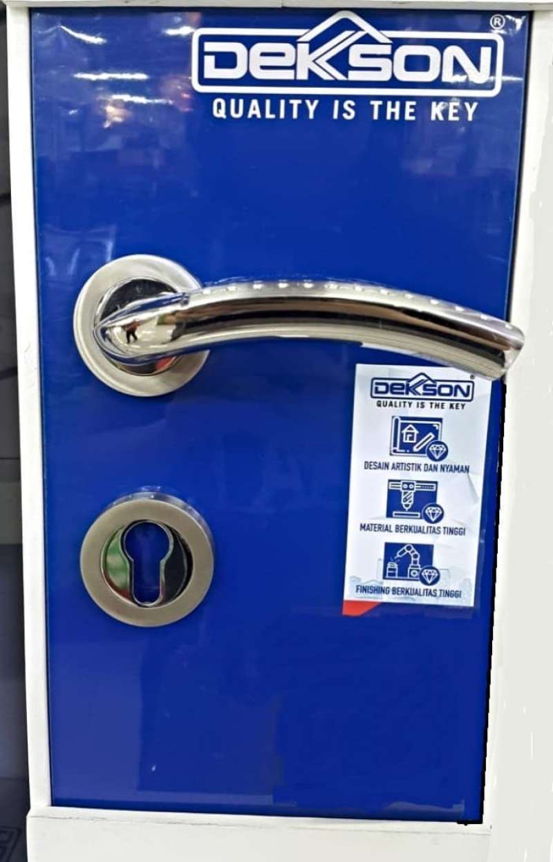 Promo Set Kunci Pintu Kayu Dekkson Silinder Handle Kunci Dekson Dekkson ...