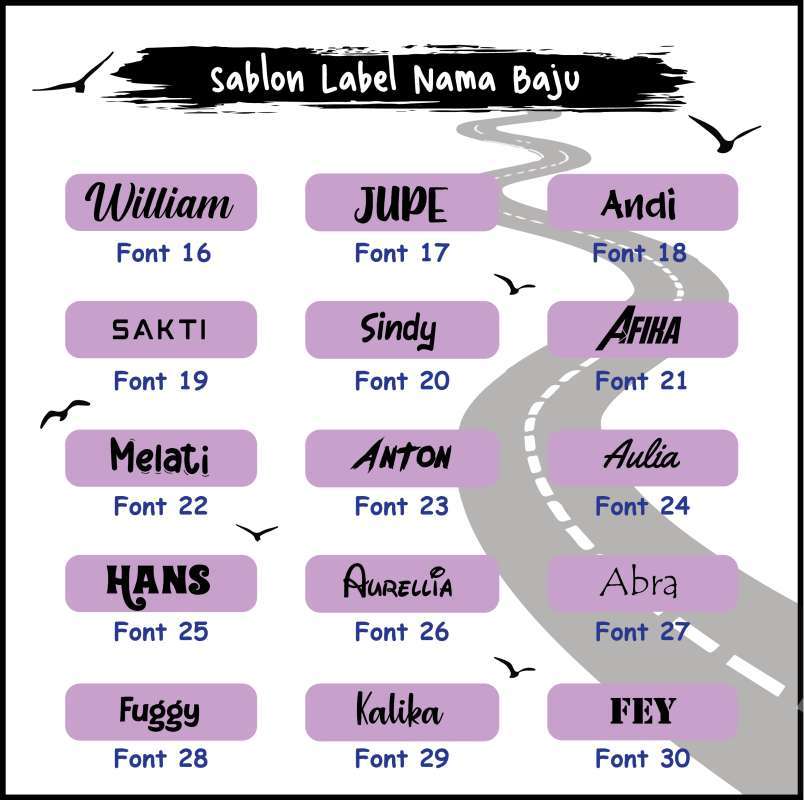 Jual CUSTOM LABEL SERAGAM SEKOLAH NAMA ANAK KAOS STIKER SABLON SETRIKA ...