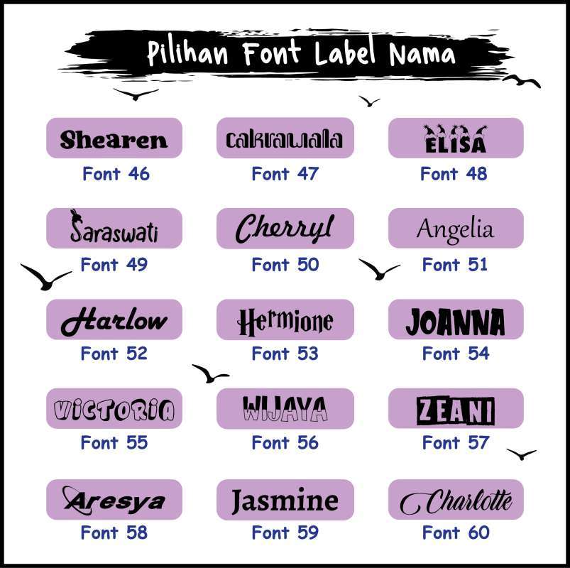 Jual CUSTOM LABEL SERAGAM SEKOLAH NAMA ANAK KAOS STIKER SABLON SETRIKA ...