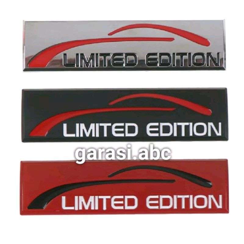 Jual Stiker Emblem Badge Body Limited Edition Timbul 3D Sticker Tulisan ...
