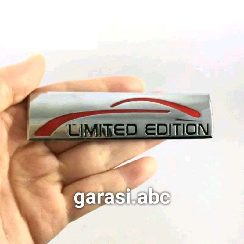 Jual Stiker Emblem Badge Body Limited Edition Timbul 3D Sticker Tulisan ...