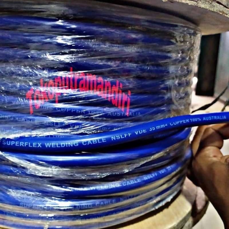 Jual Kabel Las 35mm Superflex Biru / Welding Cable 35mm Superflex Nslf ...