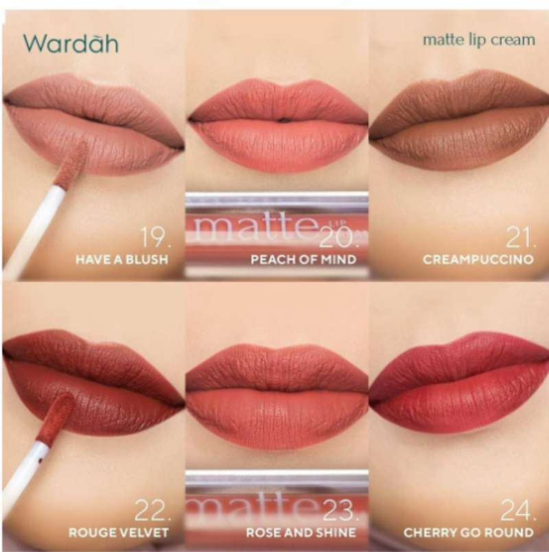 Promo Wardah New Shades Exclusive Matte Lipcream - 23 Rose And Shine ...