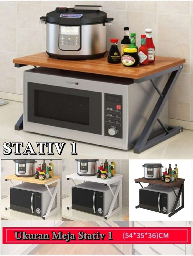 Jual Living Mart - Stativ 1 Rak Meja Dapur Serbaguna Utk Oven ...