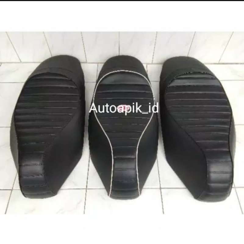Promo jok motor costum jok cafecare jok honda scoopy bahan Mbtech ...