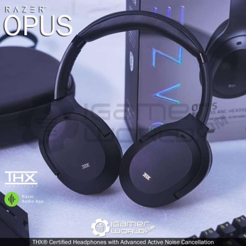 Jual razer opus thx certified with anc technology bluetooth headphone ...