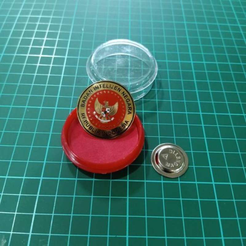 Promo Pin Badan Intelijen Negara Bin Republik Indonesia Magnet Pkus Box ...
