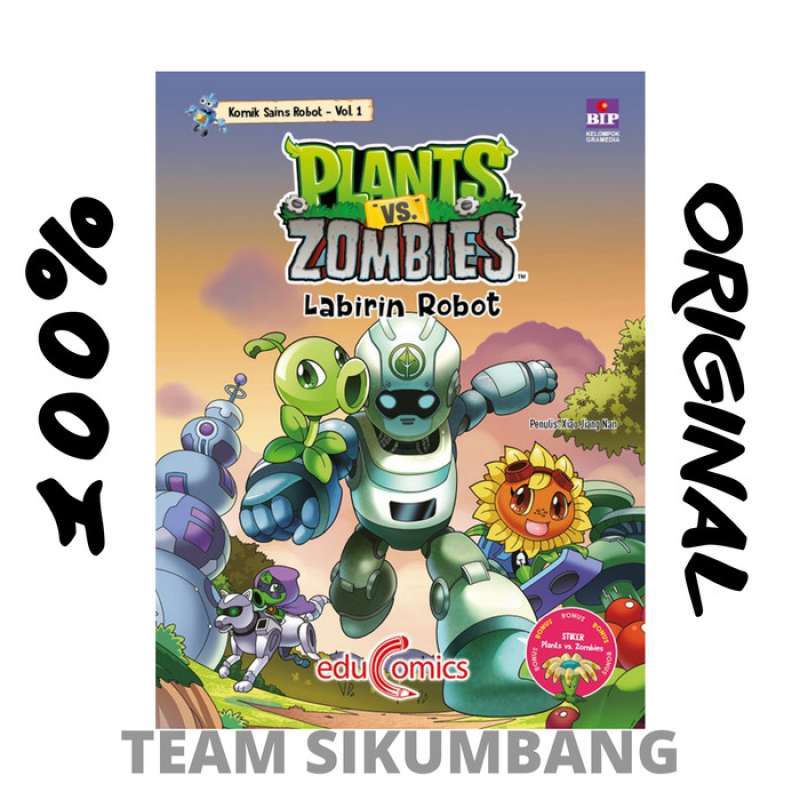 Jual Buku Educomics Plant vs Zombie Komik Sains Robot 1: Labirin Robot ... Jual Buku Educomics Plant vs Zombie Komik Sains Robot 1: Labirin Robot ...