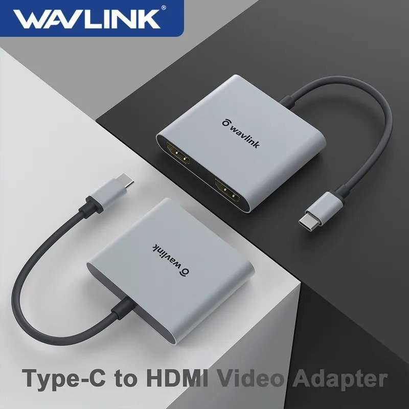 Jual Wavlink Usb C Hdmi Dual Hdmi-compatible Adapter Triple Display ...
