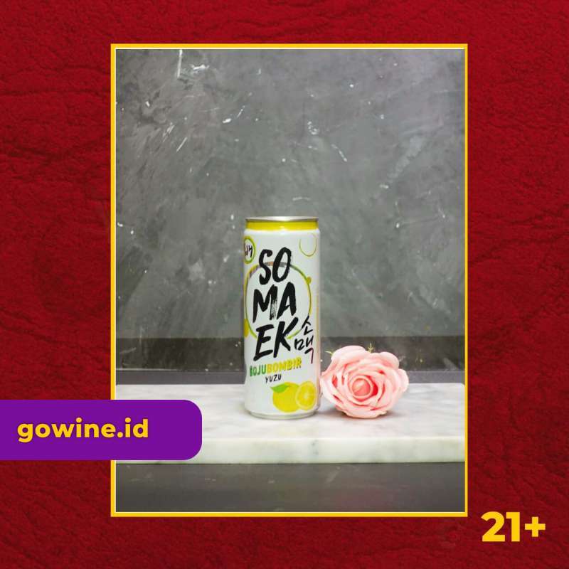 Jual Somaek Soju Beer Yuzu Can 320ml - Somaek Soju Bombir Yuzu Di ...