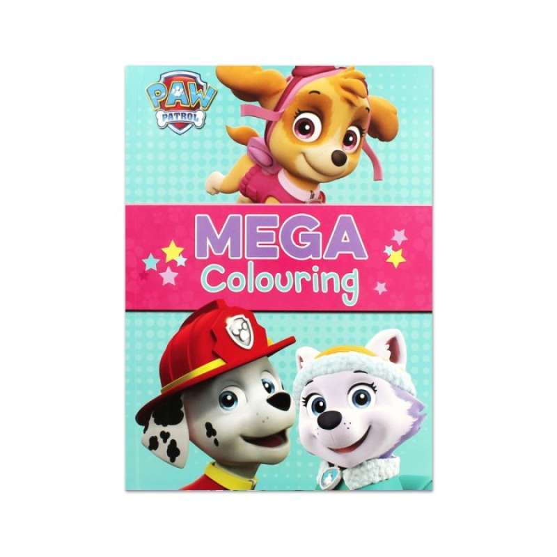 Jual Paw Patrol Mega Coloring Book Buku Mewarnai Anak - Crayola Edition - Biru Multicolor di ...