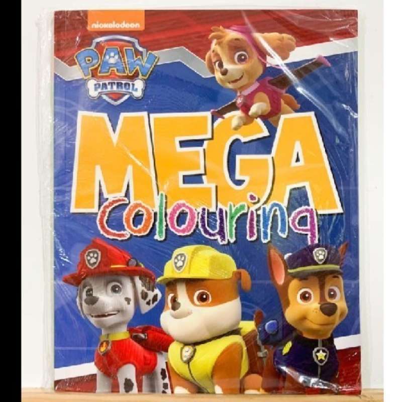 Jual Paw Patrol Mega Coloring Book Buku Mewarnai Anak - Crayola Edition - Biru Multicolor di ...