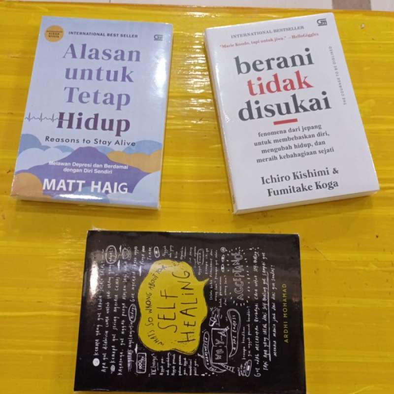 Promo 3 Buku Paket Motivasi. Alasan Tetap Hidup, Berani Tidak Disukai ...