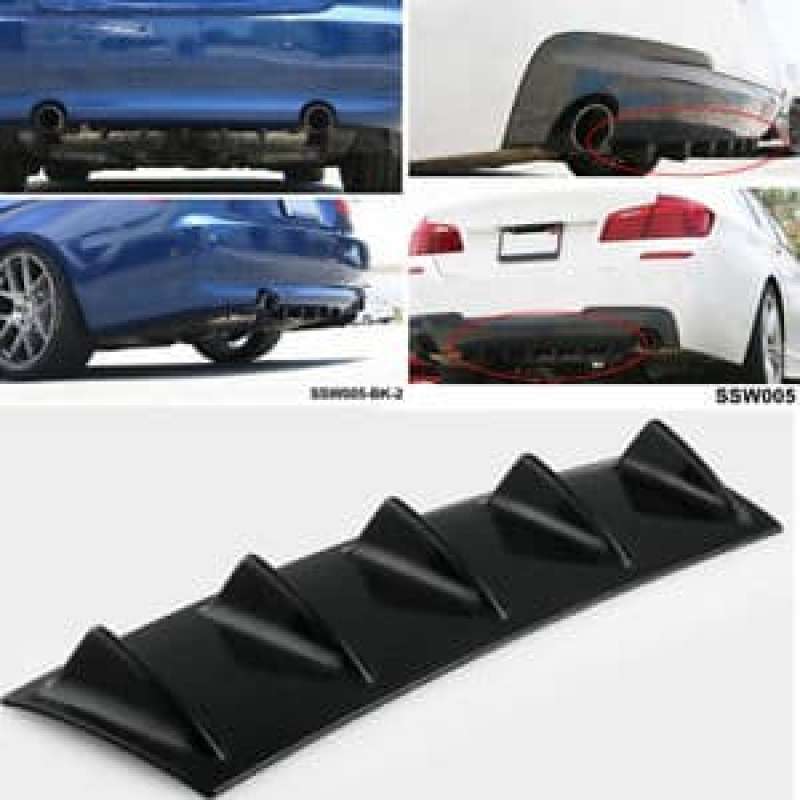 Promo Rear Bumper Spoiler Universal Bumper Diffuser Extender Body Kit ...