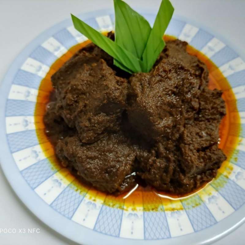 Jual Rendang Padang Rendang Daging Sapi Asli Rendang Frozen Food 500 Gr ...