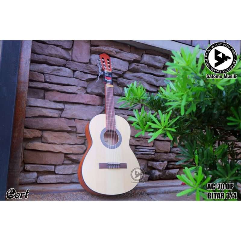 Jual Gitar Klasik Classic Akustik 3/4 Original Cort Ac 70 Op Di Seller ...