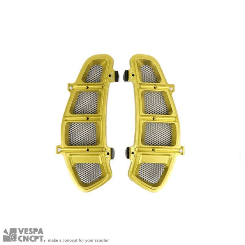 Jual Air Inlet Grill Glove Box Cnc Gold Vespa Gts Gtl Gtv Gt Series di ...