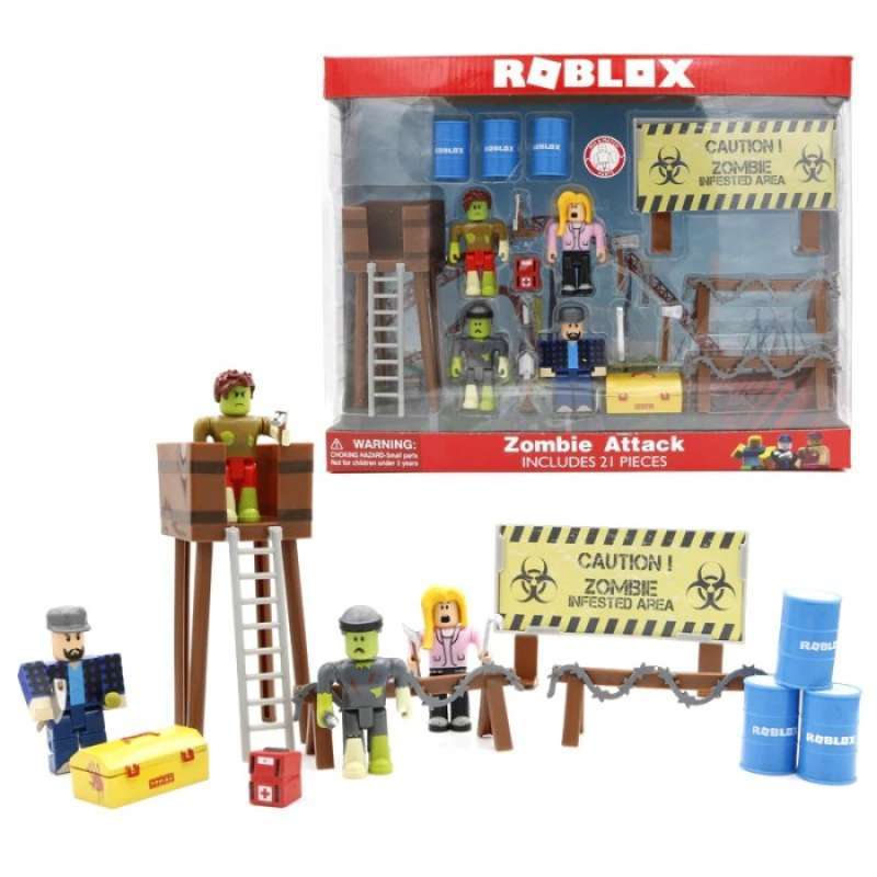 Promo Roblox Action Collection - Zombie Attack Playset Diskon 23% di ...