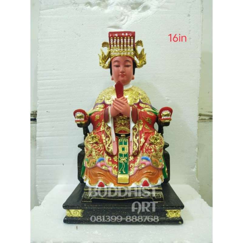 Jual Patung Dewa Dewi Laut maco/ mazu / ma zhu macopo fiber 16 inch ...