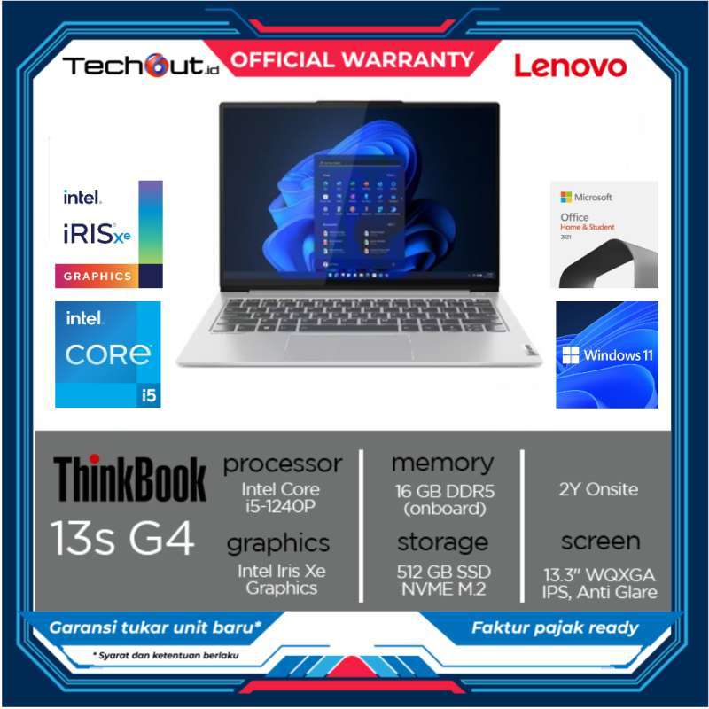 Jual Notebook Lenovo Thinkbook S G Iap Core I P Gb Gb W Ohs Di Seller Techout