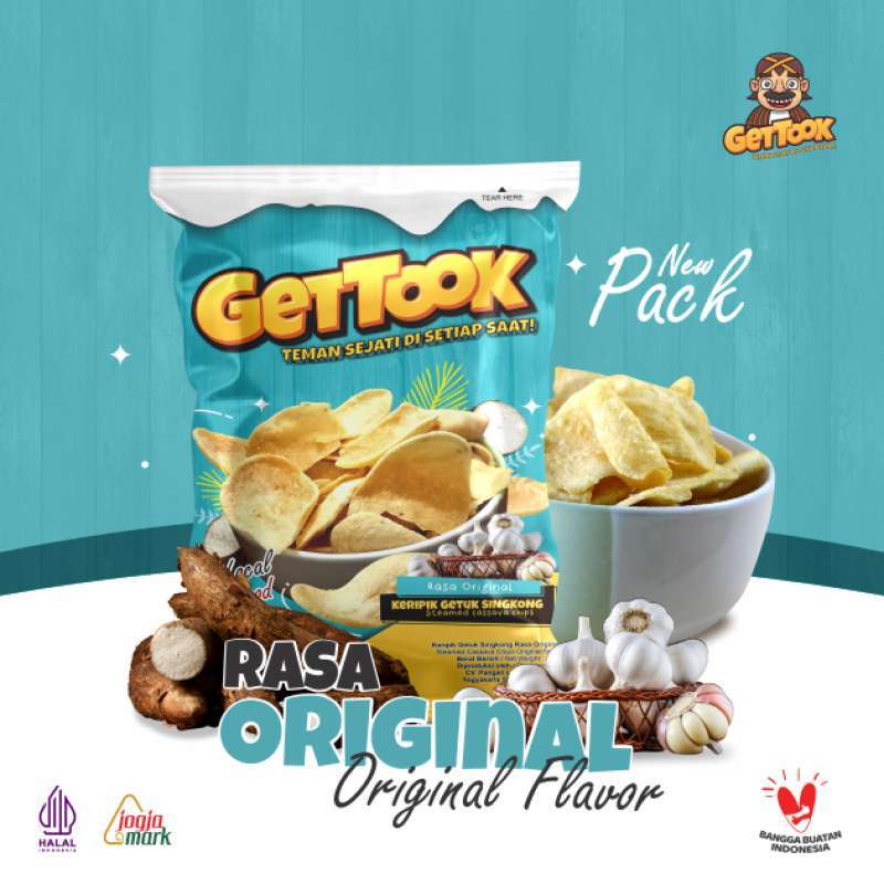 Jual Keripik Getuk Singkong Gettook 50g Original Gurih dan Renyah di Seller Lokal Food Official ...