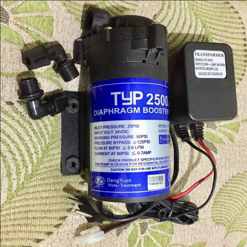 Promo Pompa RO 24 volt Dengyuan TYP 2500 Booster Pump 24V Reverse ...