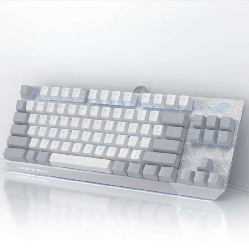 Promo ASUS ROG STRIX SCOPE NX TKL MOONLIGHT SWITCH RED GAMING KEYBOARD ...