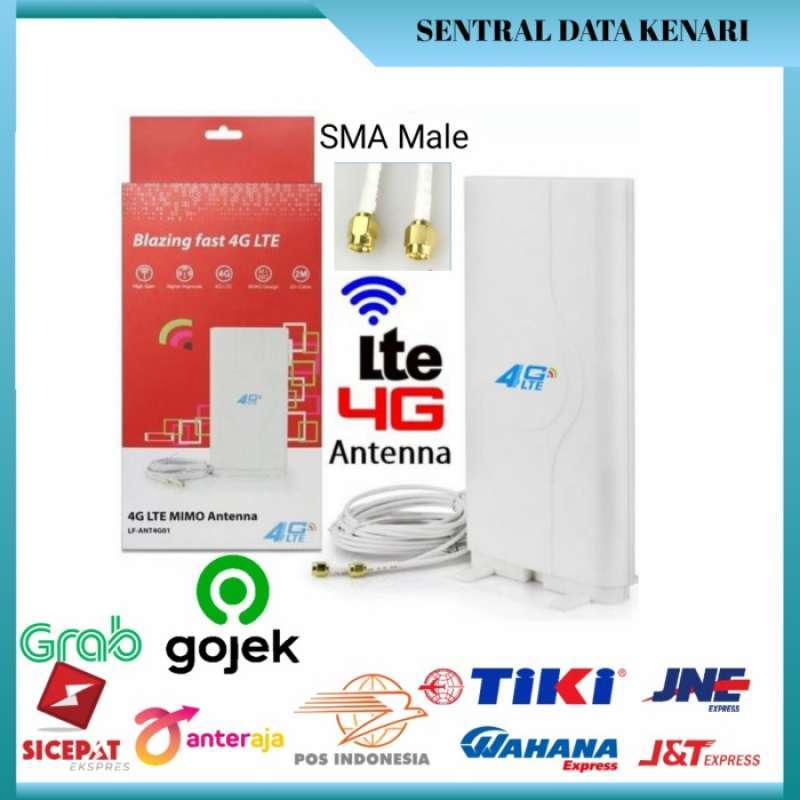 Promo Antena Penguat Sinyal Wifi Modem Router ZTE MIMO SMA Male Diskon 23 Di Seller Akurima