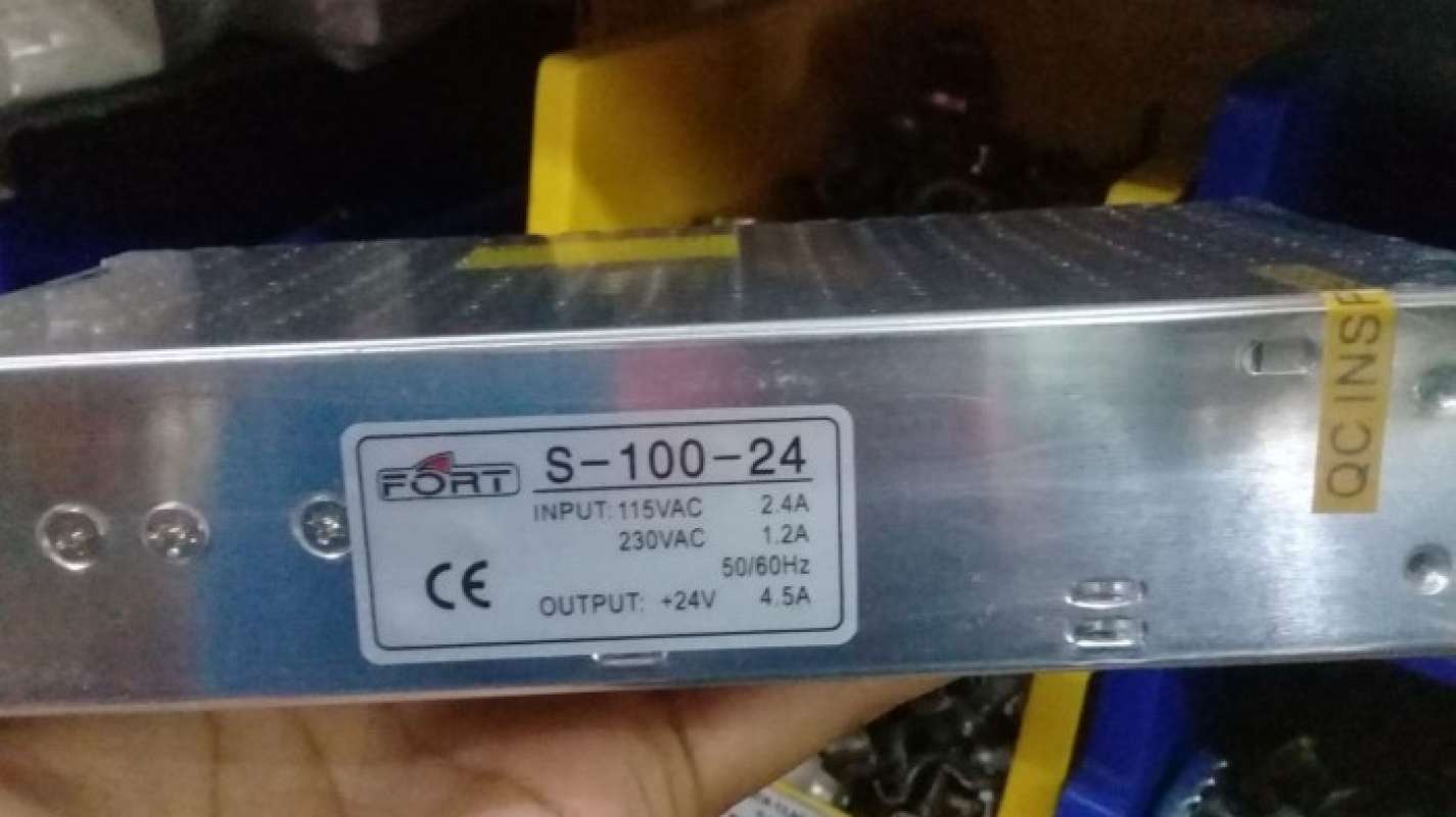 Promo Power Supply Fort S-100-24 220v-24vdc 4.5a Diskon 23% Di Seller ...