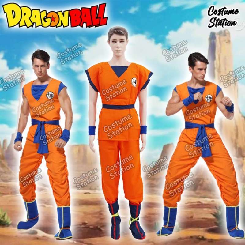 Jual Kostum Goku Dragon Ball / Costume Son Goku Saiyan Dewasa di Seller ...