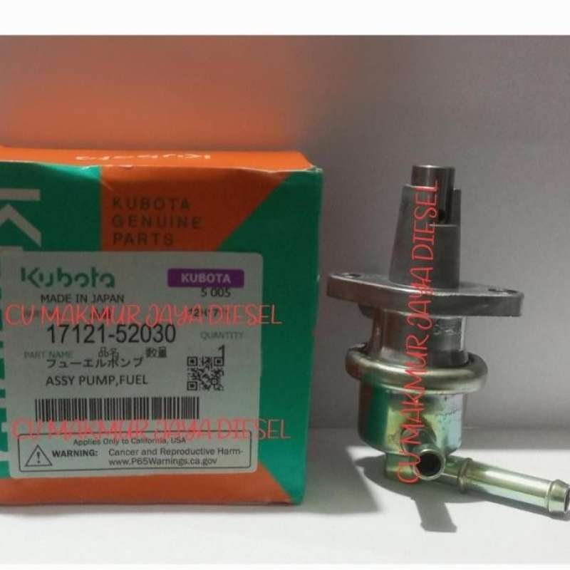 Jual Ready Fuel Pump/Pompa Solar V2403 17121-52030 Kubota Original di ...