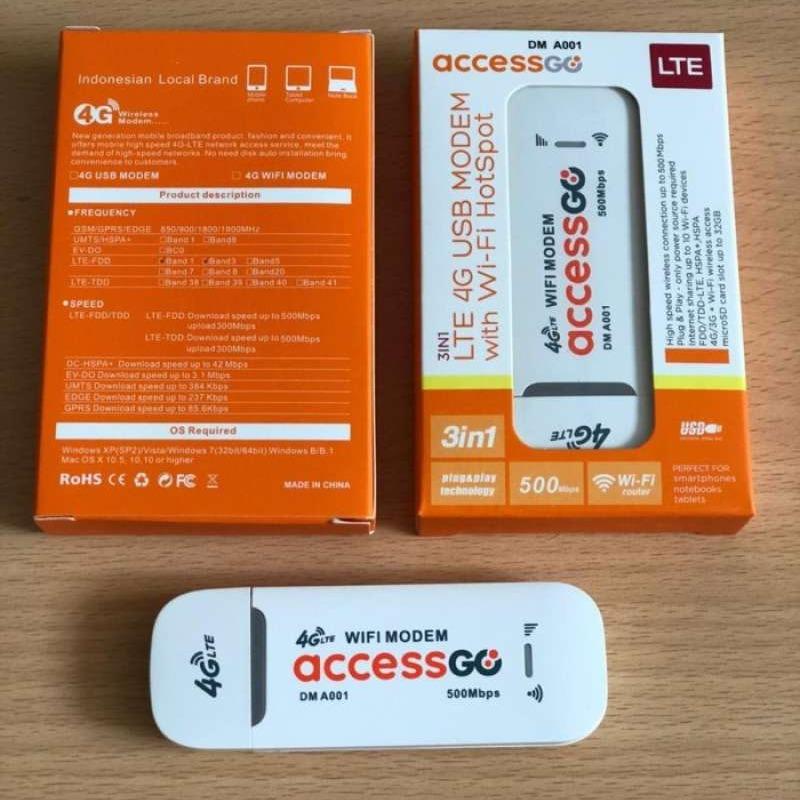 Promo Access Go DM-A001 Modem WiFi Wingle USB 4G LTE UNLOCK ALL ...