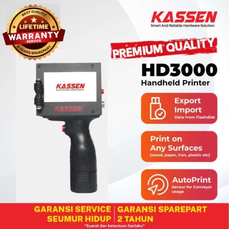 Promo Handheld Inject Printer Portable Kassen Hd-3000 / Hd3000 Diskon ...