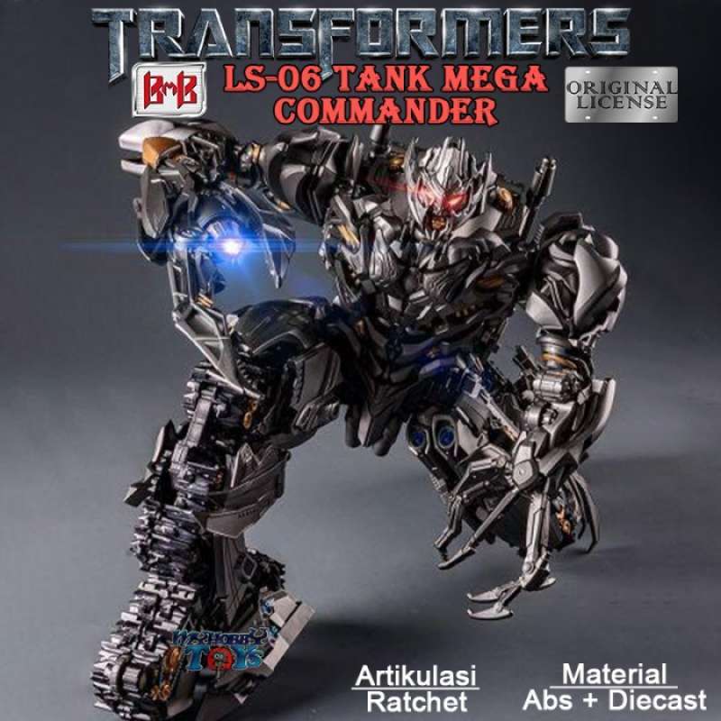 Jual Mainan Action Figure Robot Transformers Bmb Ls-06 Tank Megatron ...