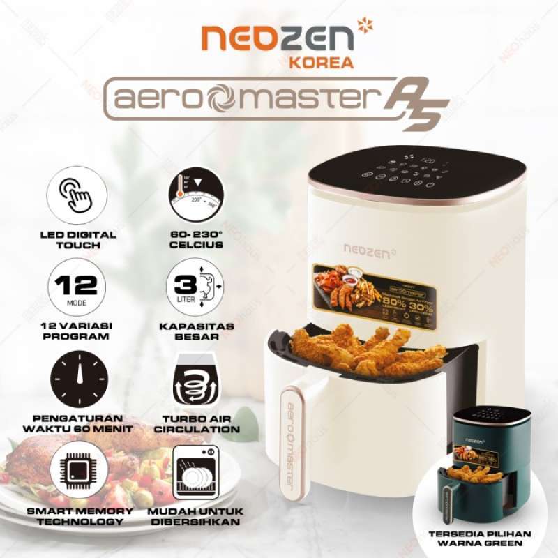 Promo Neozen Air Fryer Aeromaster Diskon 10% di Seller Chaca - Kapuk, Kota Jakarta Barat | Blibli