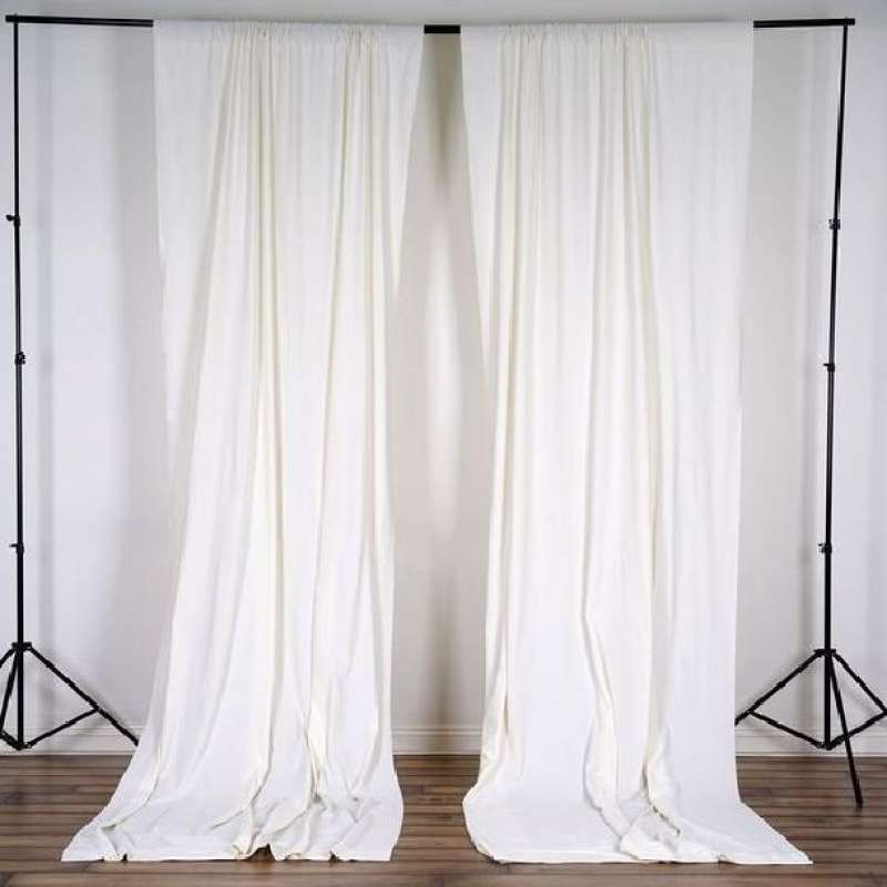 Jual Kain Polos Putih Tulang Backdrop Background Foto Studio 3m-5m ...