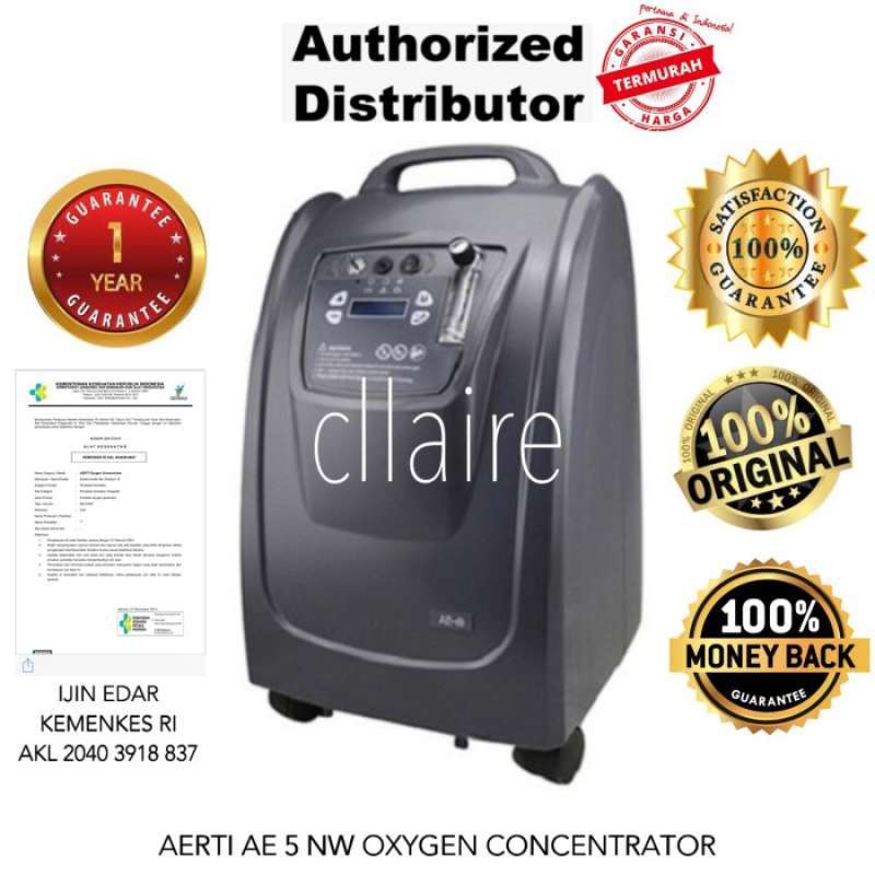 Jual Oxygen Concentrator Oksigen Konsentrator Aerti Ae 5 Nw 5l Mesin Di ...