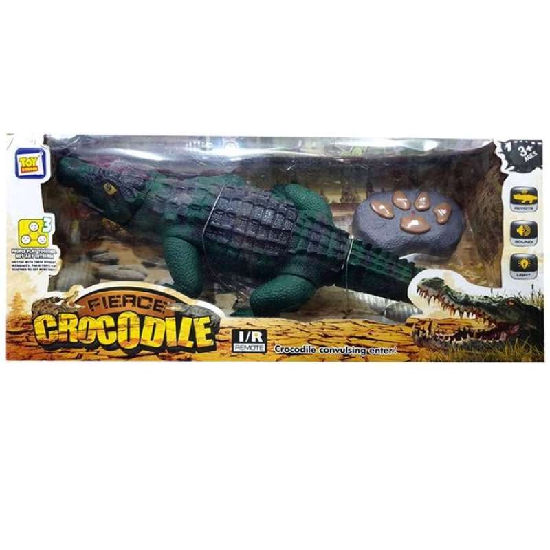 Promo Mainan Remote Control Buaya Rc Crocodile Fierce Baterai Box ...