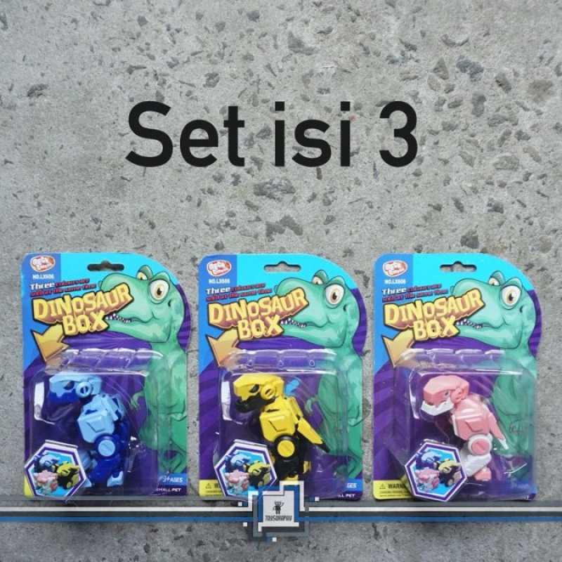Jual Beast Box Trex Set Dinosaurus Box Robot Kotak Kubus Transformer ...