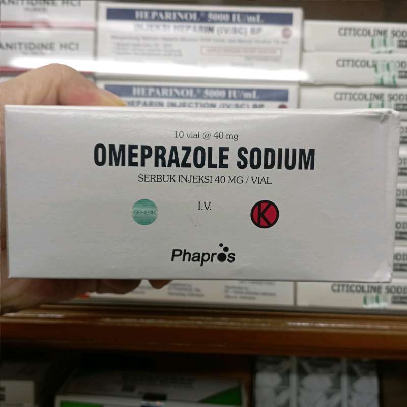 Jual Original Omeprazole injeksi / box isi 10 vial di Seller Apotik ...