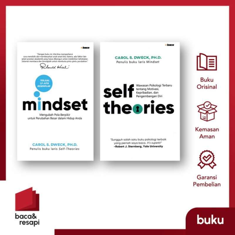 Promo Bundling Karya Carol S. Dweck, Ph. D. (mindset & Self Theories) Diskon 29% Di Seller ...