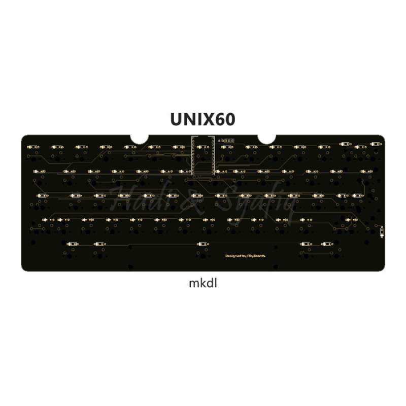 Promo unix60 mechanical keyboard pcb using pro micro Diskon 8% di ...