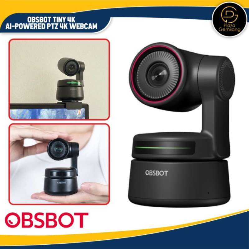 Promo Obsbot Tiny 4K Ai-Powered Ptz 4K Webcam Diskon 23% di Seller Tunnel store - Rambutan, Kota ...
