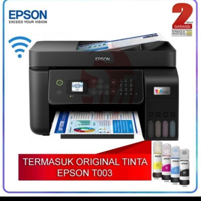 Promo Epson L5290 Original Print,scan,copy,adf,fax - Multicolor Diskon ...